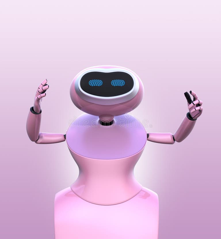 Cute Pink Robot Stock Illustrations – 4,346 Cute Pink Robot Stock ...