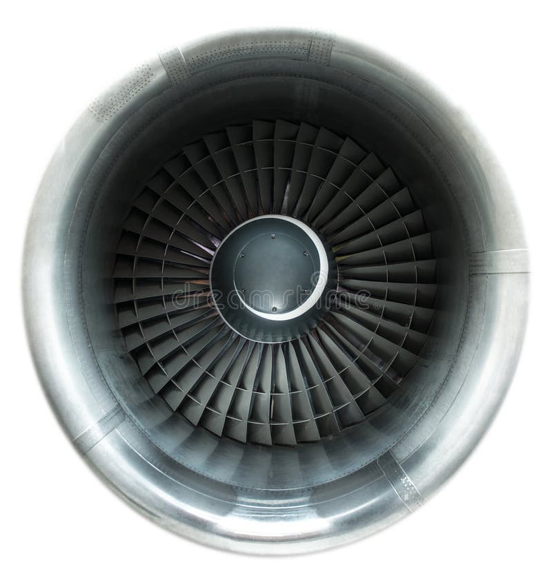149 Jet Engine Front View Isolated White Background Stock Photos - Free ...