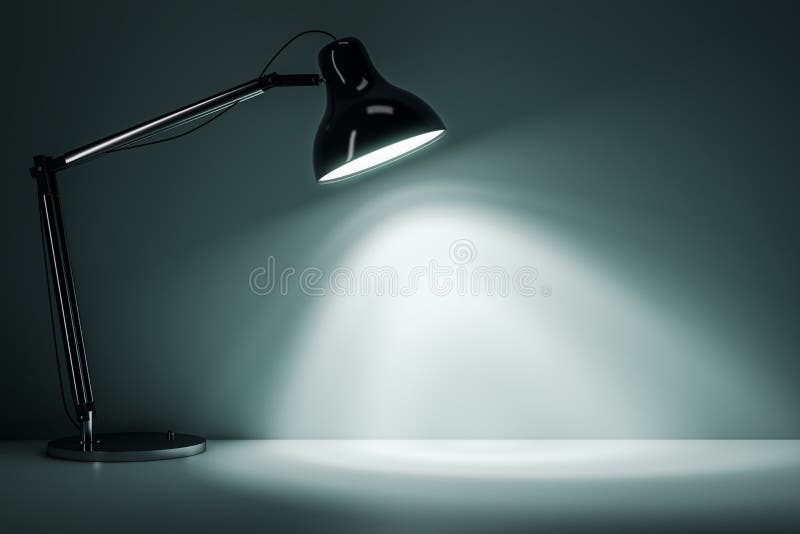 Front View on Light Grey Blank Wall Background with Space for ...