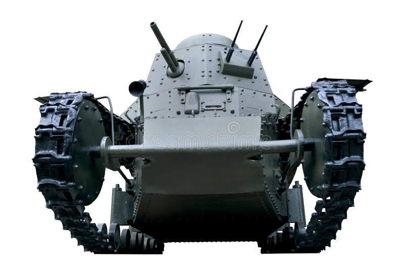 Front view of a light tank stock image. Image of power - 34963727