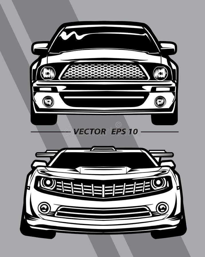 Red Car Front View Pattern Stock Illustrations – 184 Red Car Front View ...