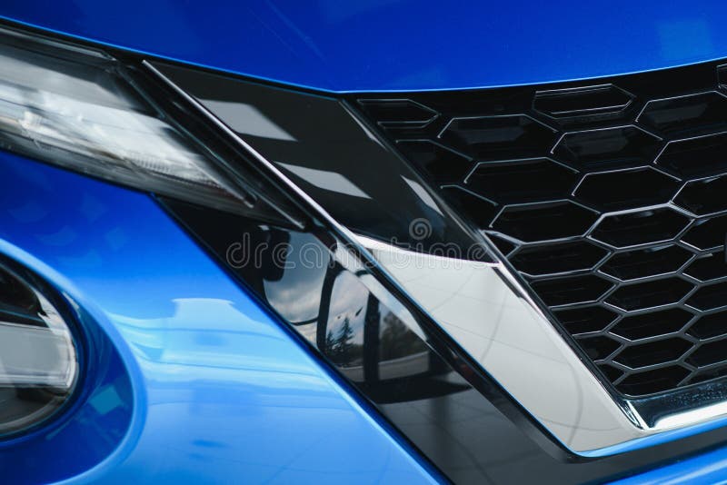 Front View of a Luxury Car stock photo. Image of style - 249084412