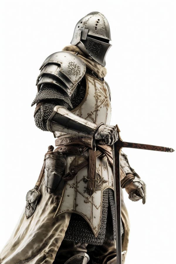 Old Medieval Crusader Shield and Two Crossed Swords Isolated 3d ... Old Medieval Crusader Shield and Two Crossed Swords Isolated 3d ...