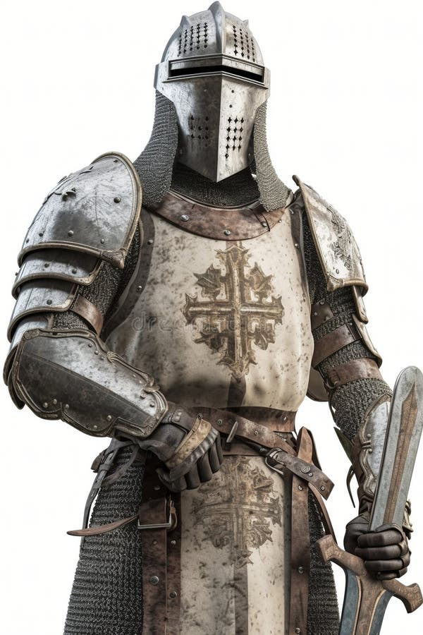 Old Medieval Crusader Shield and Two Crossed Swords Isolated 3d ... Old Medieval Crusader Shield and Two Crossed Swords Isolated 3d ...