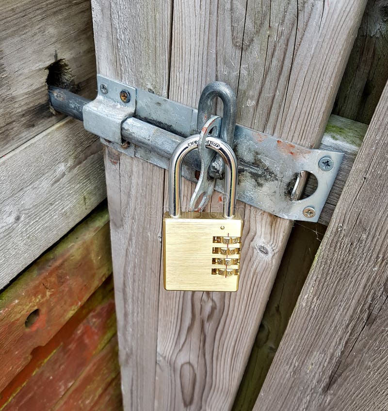 Padlock Front stock photo. Image of closed, security - 107497482