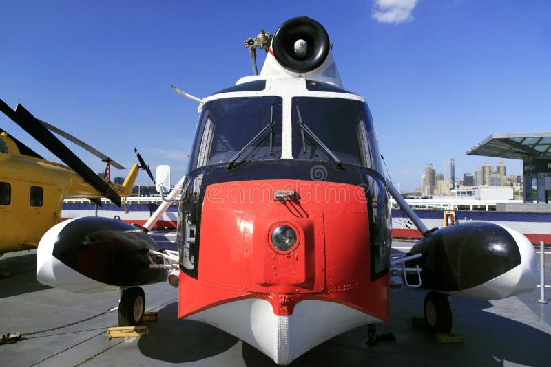 Helicopter, front view stock image. Image of window, rotor - 4691473