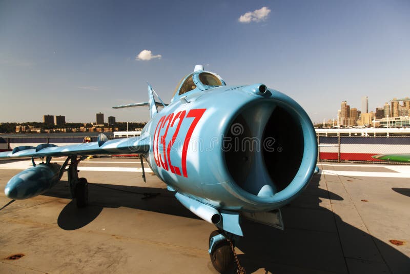 A Front View of a Military Jet Fighter Stock Image - Image of aeroplane ...