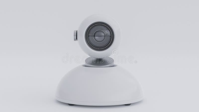 Front View Mini Web Camera Product Design Concept Stock Illustration ...