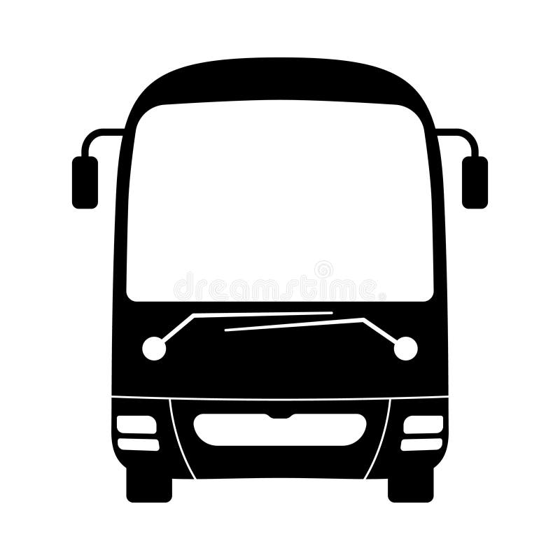 Bus Clipart Black White Stock Illustrations – 643 Bus Clipart Black ...