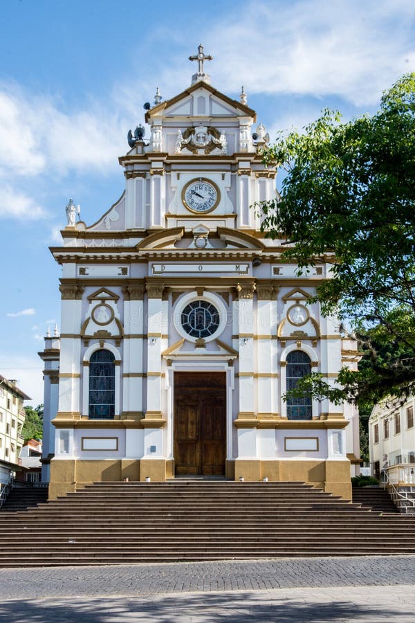 Front View of Mother Church with Trees in Front Editorial Stock Image ...