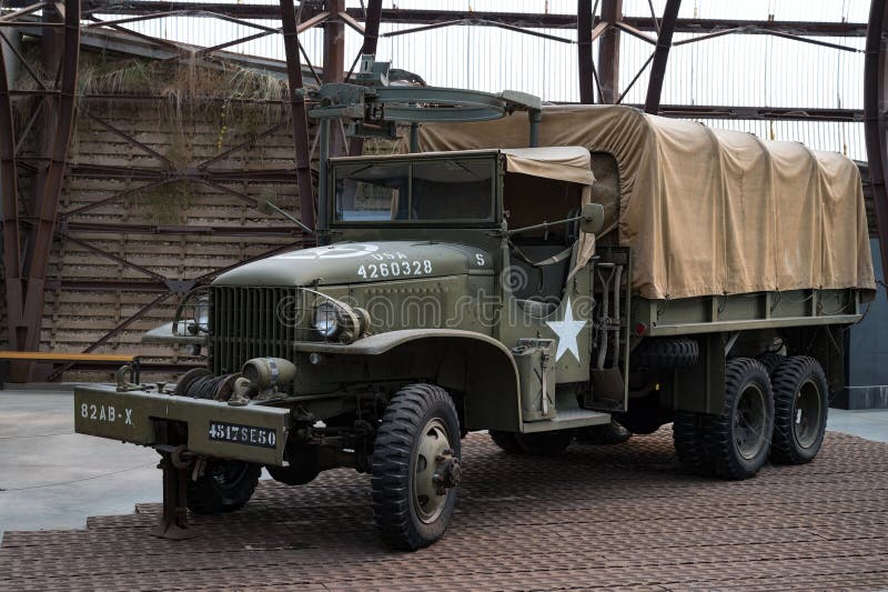 Front of an Old American WWII Dodge WC-62 6x6 Truck Editorial Stock ...