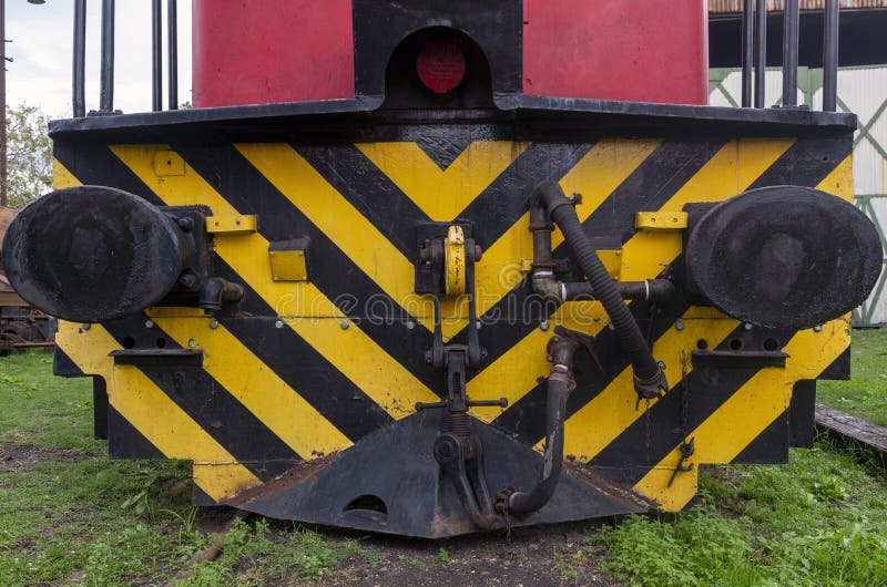 Close Up Shot of Old Train Front Stock Photo - Image of vehicle ...