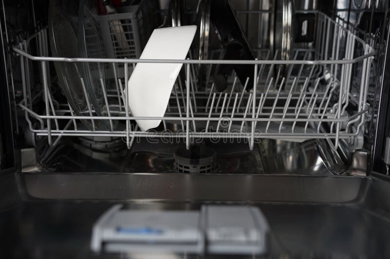 Front View of Open Automatic Stainless Steel Built-in Fully Integrated ...