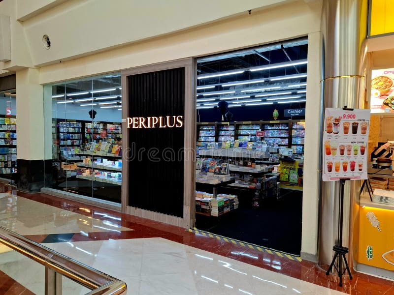 Front View of Periplus Bookstore with Modern, Dynamic Design. Editorial ...