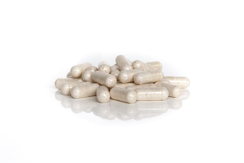 Front View of a Pile of Multivitamin Supplements Isolation Stock Photo ...