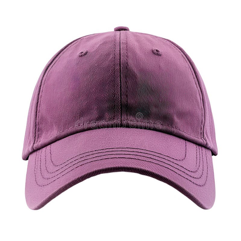 Front View of a Pink Cap Isolated on a Transparent Background Stock ...