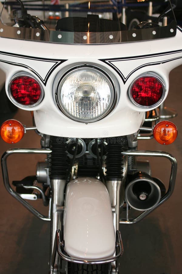 Police motorcycle stock image. Image of police, transport - 123955