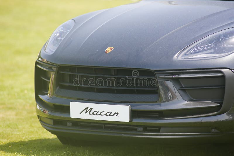 Front View of the Porsche Macan Model Suv Car Editorial Photo - Image ...