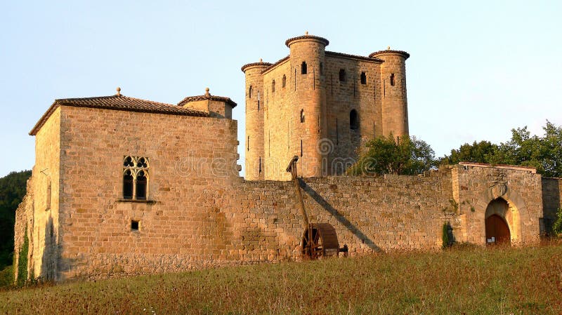 Castle of Arques Languedoc Roussillon, France Stock Image - Image of ...