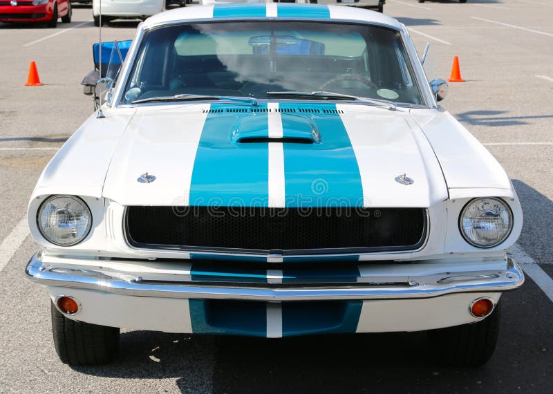Front View of a 1960 S Model Ford Mustang Editorial Photography - Image ...