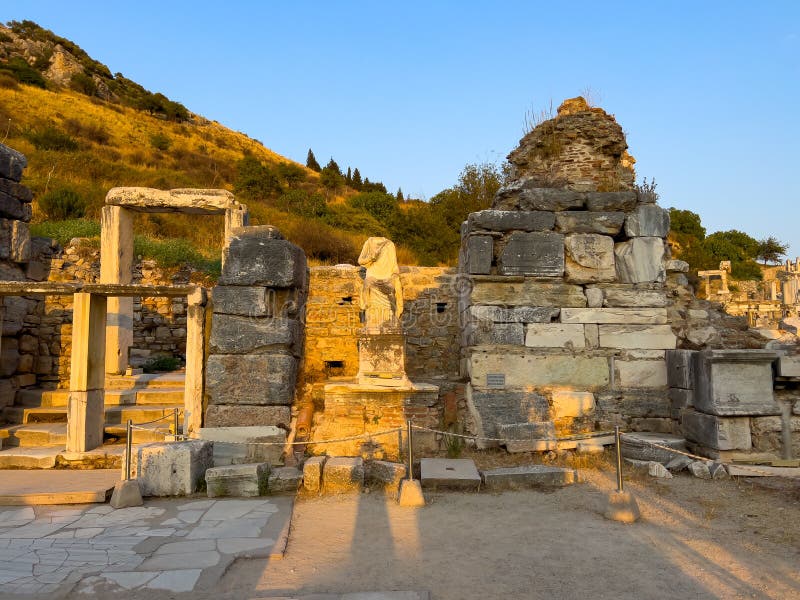 Ephesus Ancient City Scholastica Baths Editorial Photo - Image of ...