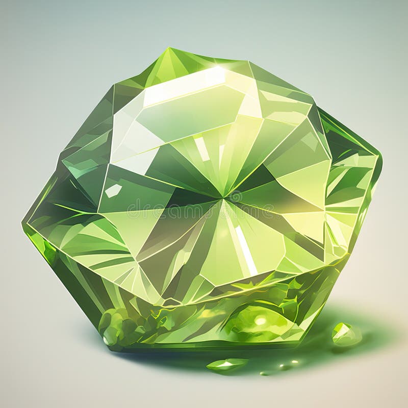 Peridot Gemstone Stock Illustrations – 395 Peridot Gemstone Stock ...