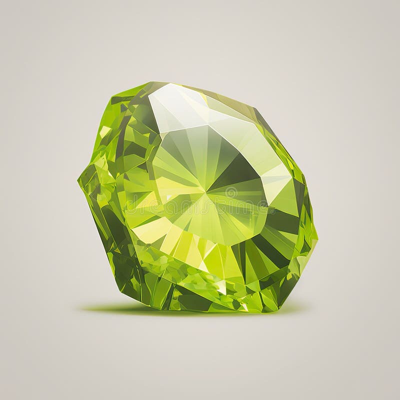 Peridot Gemstone Stock Illustrations – 395 Peridot Gemstone Stock ...