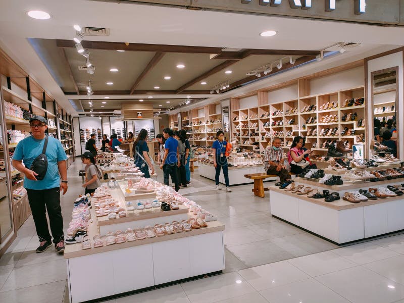 The Front View of the Shoe Shop. Editorial Photography - Image of ...