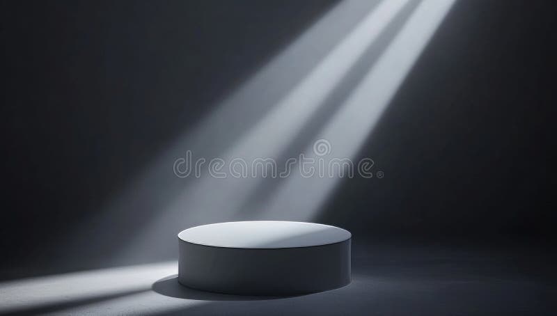 The Front View of a Showcase Event Stage Design Presents a Modern ...