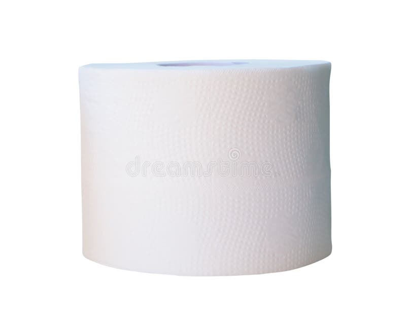 Front View or Side View of Tissue Paper or Toilet Paper in Roll ...