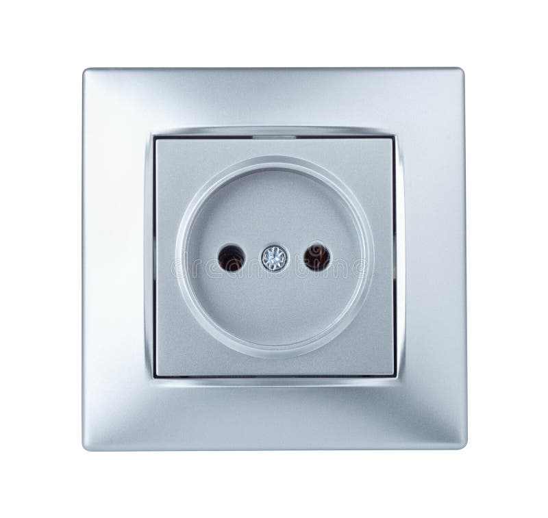 In wall plug stock image. Image of white, rubber, small - 20613089