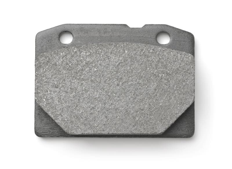 Front View of Single New Brake Pad Stock Photo - Image of steel, lining ...