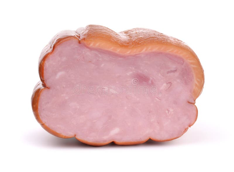 Front View Smoked Ham Piece Stock Photo - Image of cold, smoked: 272877012