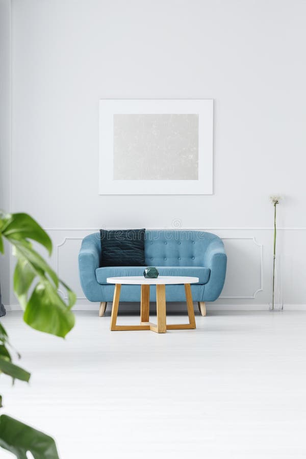 Front view of sofa stock photo. Image of interior, decoration - 114114452
