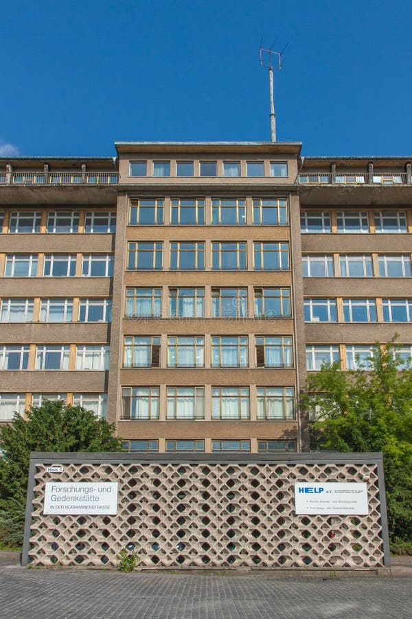 Front View of the Stasi Headquarters Museum Stock Image - Image of cell ...