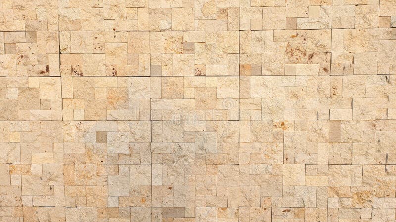 Front View Stone Wall Made of Limestone, Background Texture Stock Image ...