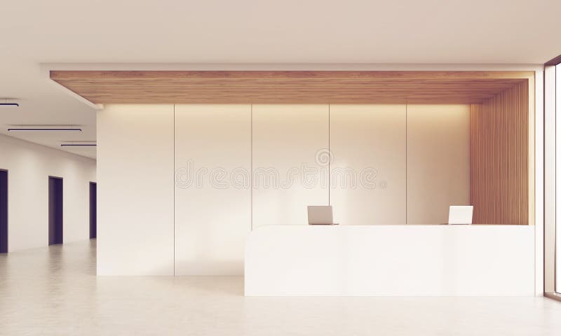 Long Reception Desk Stock Illustrations – 339 Long Reception Desk Stock ...
