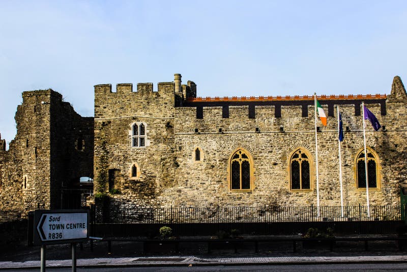Swords Castle stock image. Image of swords, stone, fortress - 530979