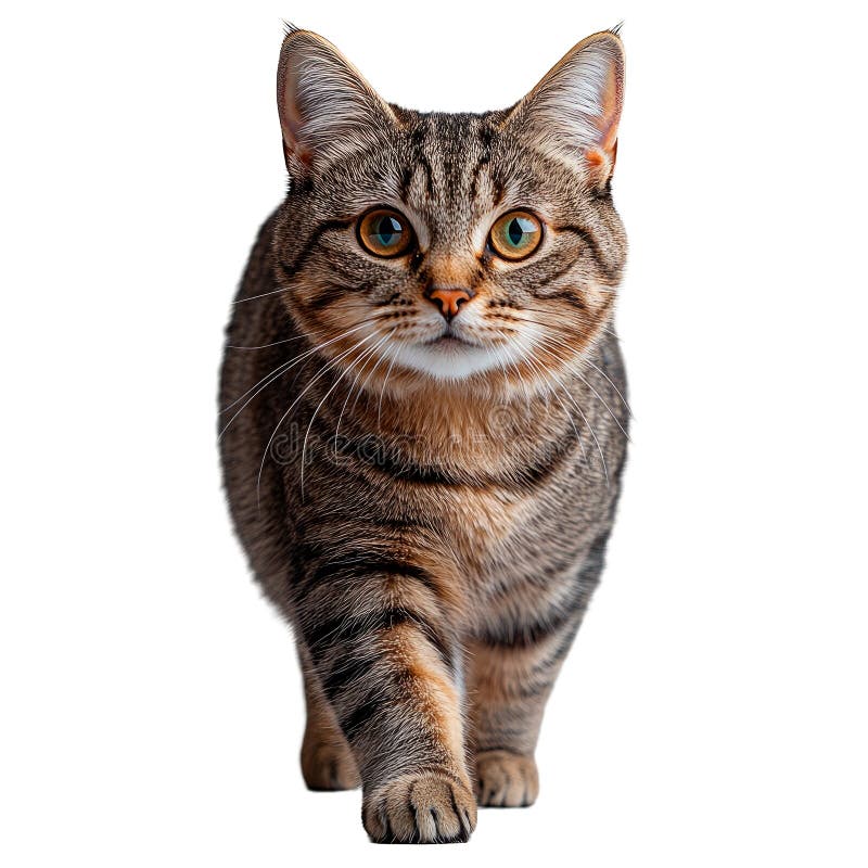 Cat Front View Walking Stock Illustrations – 802 Cat Front View Walking ...