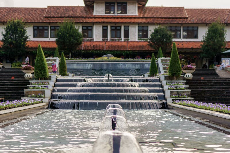 Front View of Taman Bunga Nusantara, Bogor, Indonesia. Editorial Stock ...