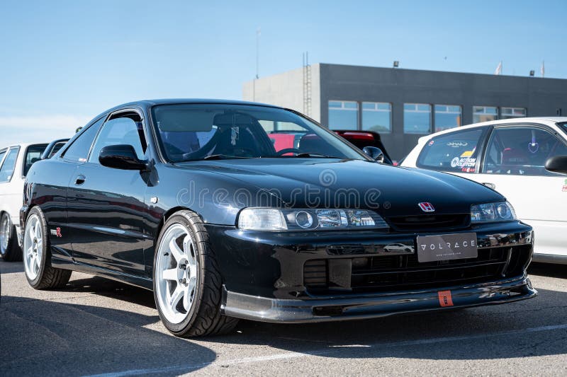Front View of a Third-generation Black Honda Integra Type-R Editorial ...