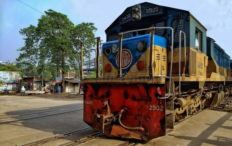 Rail editorial image. Image of rail, front, tree, view - 115732665