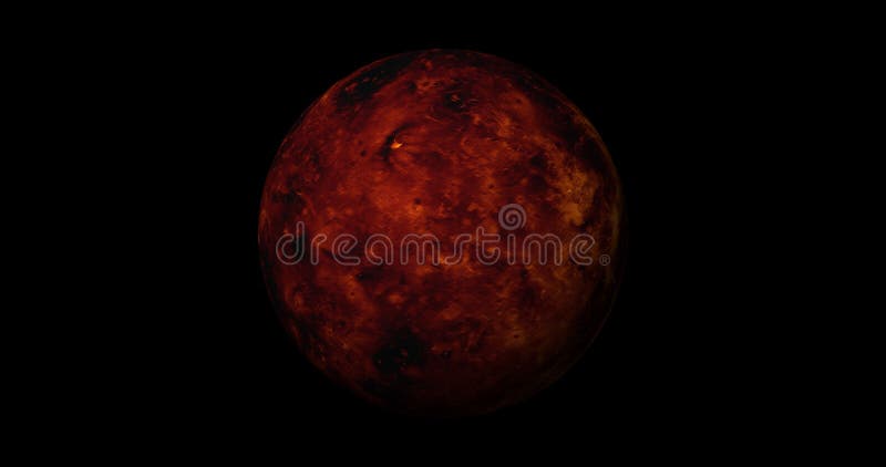 Front View of Venus Planet from Space. Full 3d View of Venus 4k ...