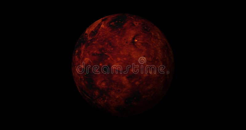 Front View of Venus Planet from Space. Full 3d View of Venus 4k ...