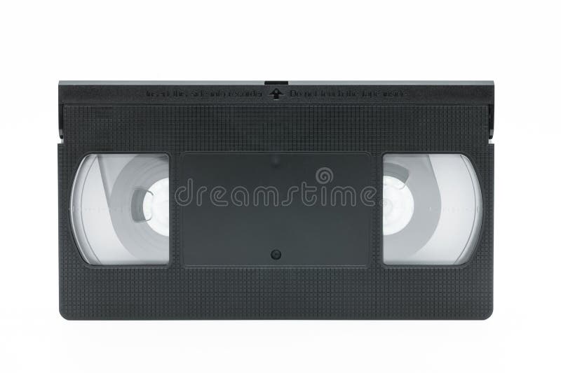 Front View of VHS Video Tape Cassette Stock Photo - Image of recorder ...