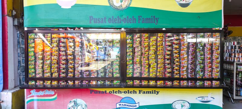 Front View of the Warmindo Coffee Shop, West Java Editorial Photography ...