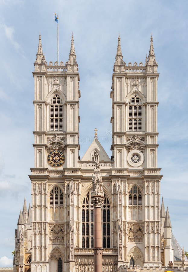 Front View of Westminster Abbey, England Editorial Image - Image of ...