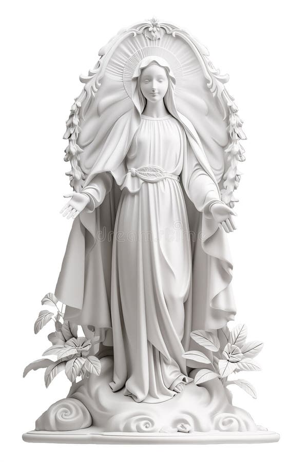 Mary Virgin Manger Character Stock Vector - Illustration of jesus ...