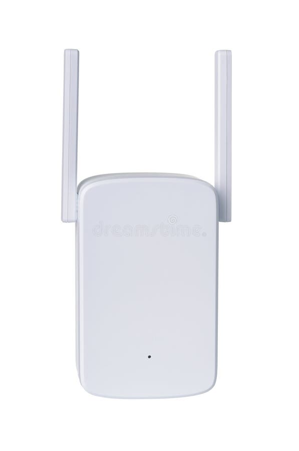 Front View of Wi-fi Range Extender Stock Photo - Image of communication ...