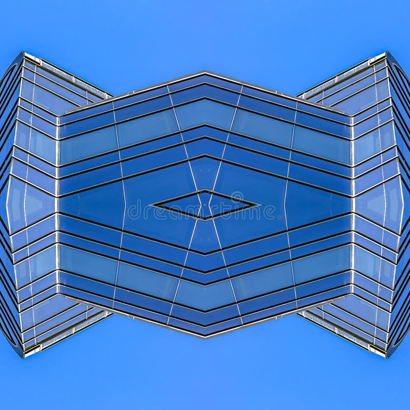 Front View of the Windows of an Office Building Stock Illustration ...